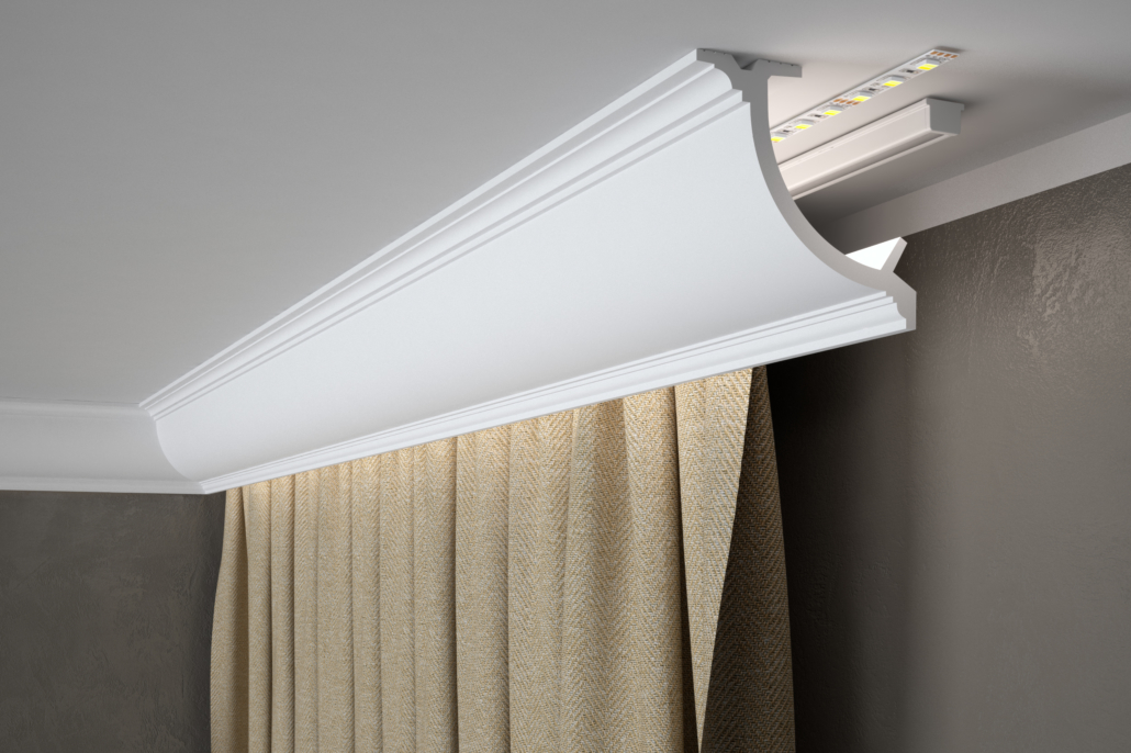 Mardom Decor QL027 Cornice/Lighting/Curtain Profile | Noble - Your Life ...